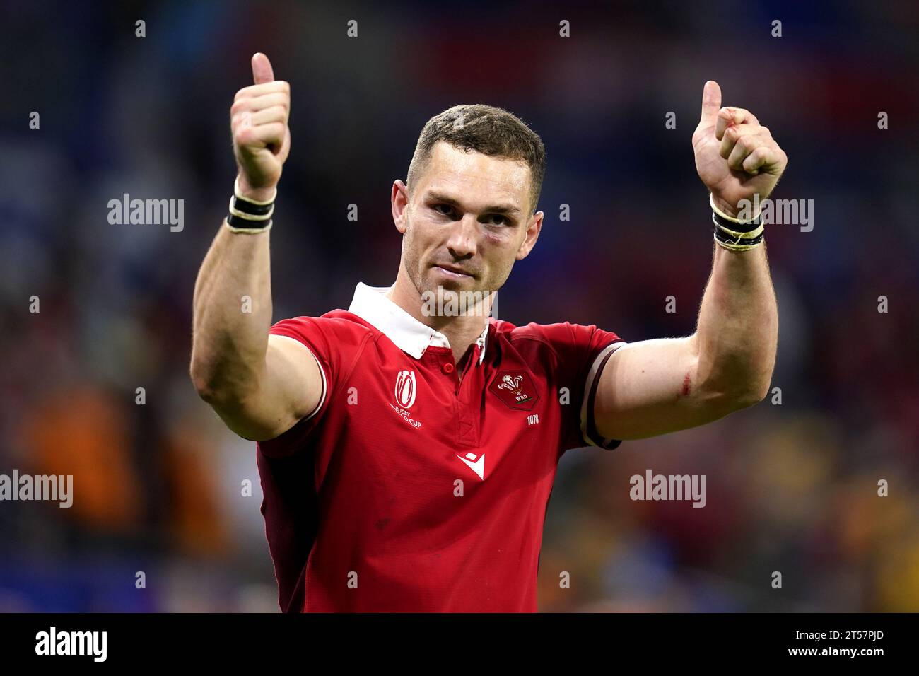 File photo dated 24-09-2023 of Wales' George North, who says he is not ...