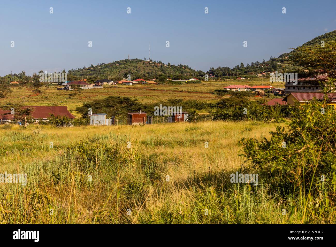 Suburbs of Marsabit town, Kenya Stock Photo - Alamy