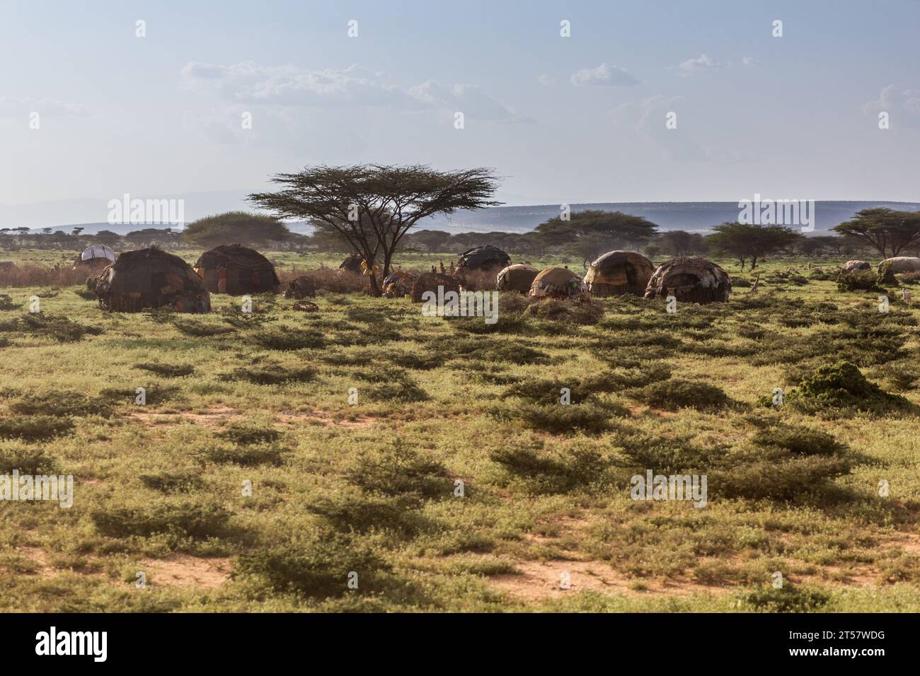 Village near Kargi in northern Kenya Stock Photo - Alamy