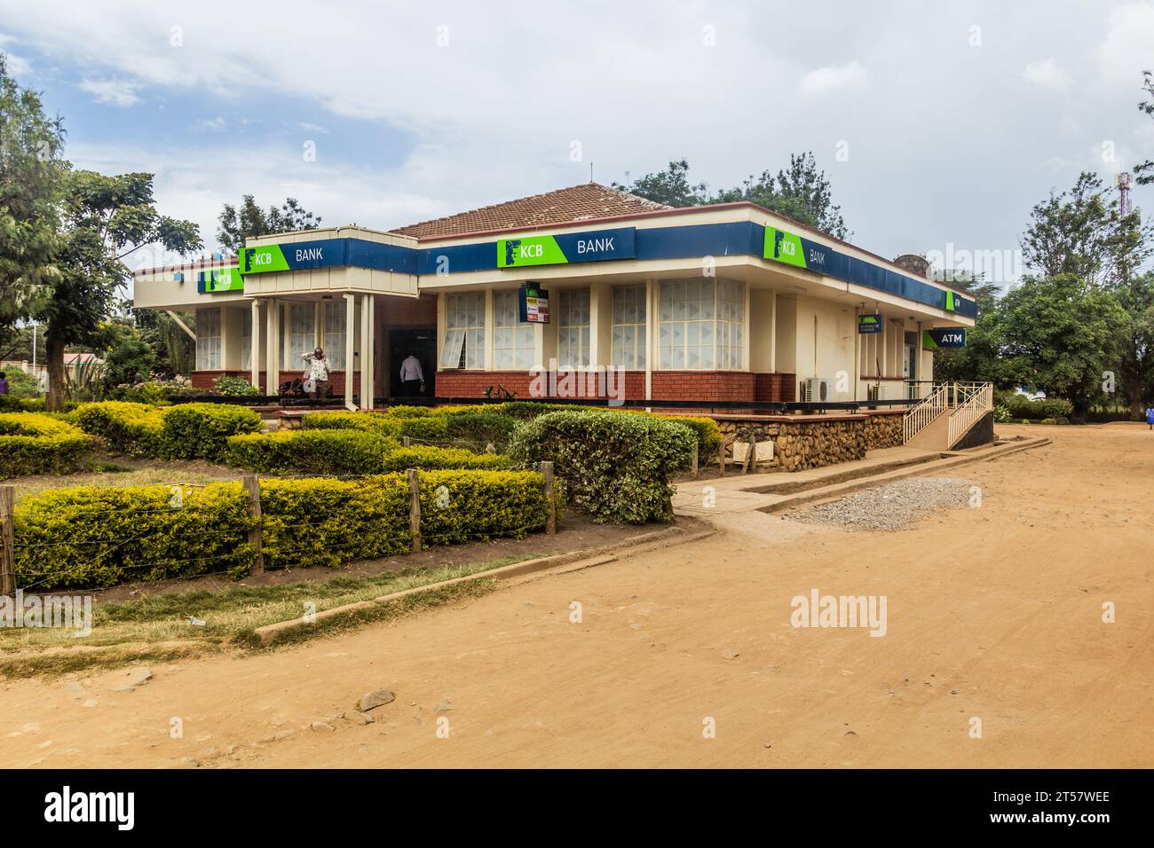 MARALAL, KENYA - FEBRUARY 13, 2020: KCB bank building in Maralal, Kenya ...