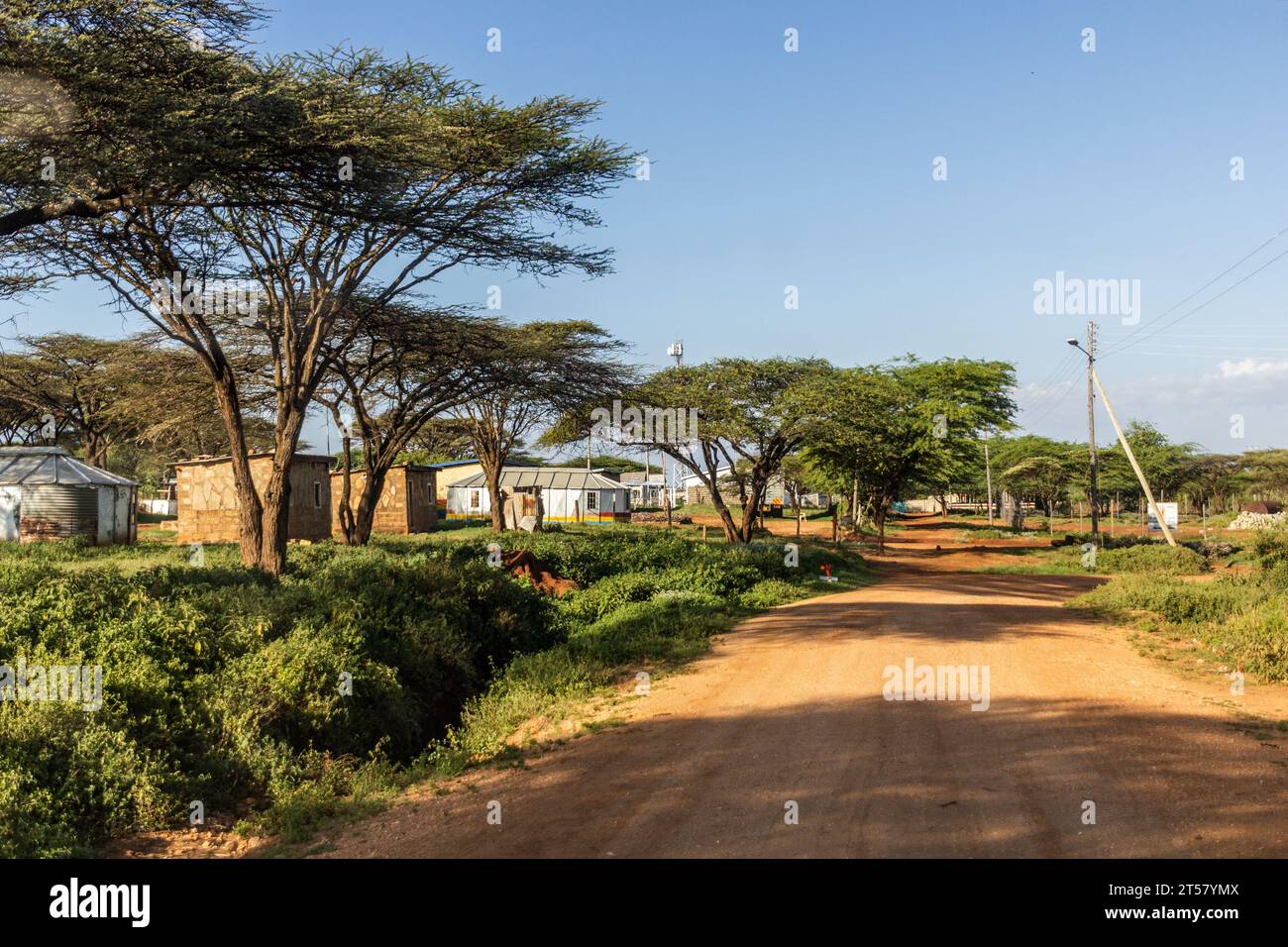 View of Baragoi village, Kenya Stock Photo - Alamy