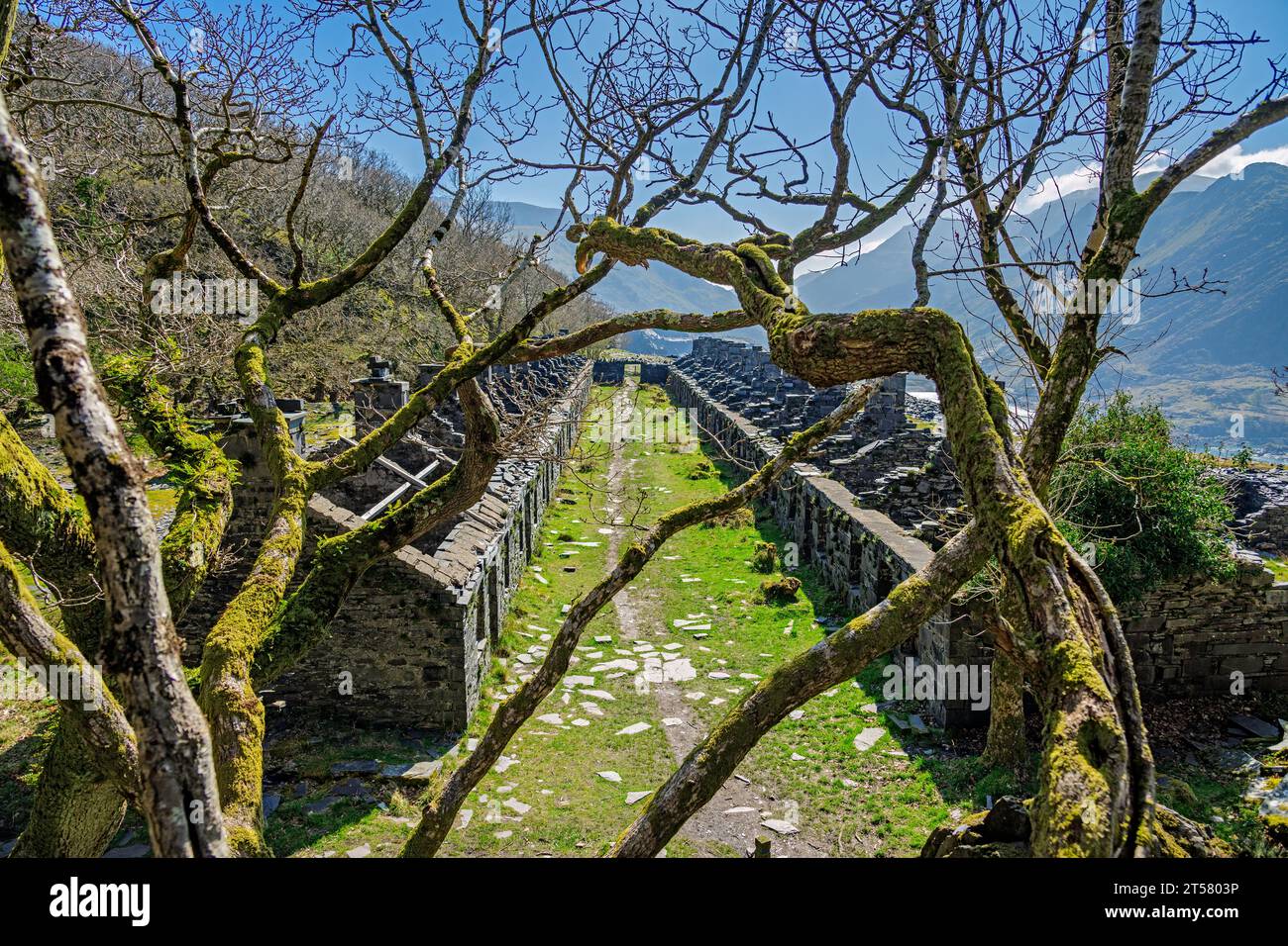 Anglesey Barracks Llanberis Quarry 18-04-23 Stock Photo - Alamy
