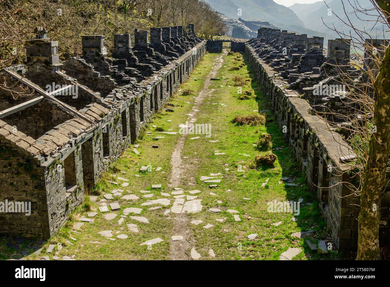 Anglesey Barracks Llanberis Quarry 18-04-23 Stock Photo - Alamy