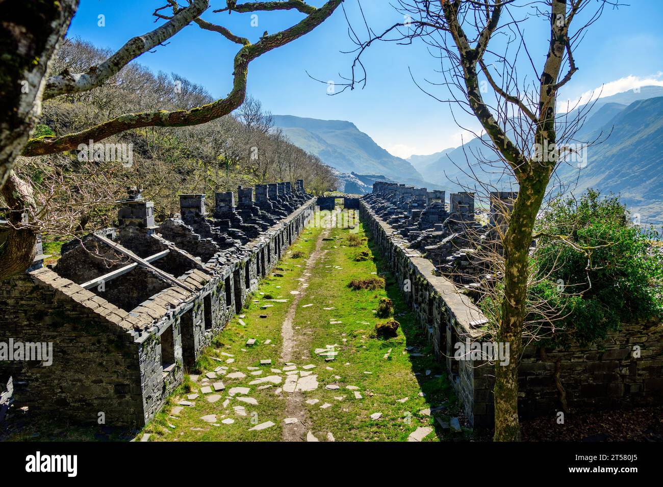 Anglesey Barracks Llanberis Quarry 18-04-23 Stock Photo - Alamy