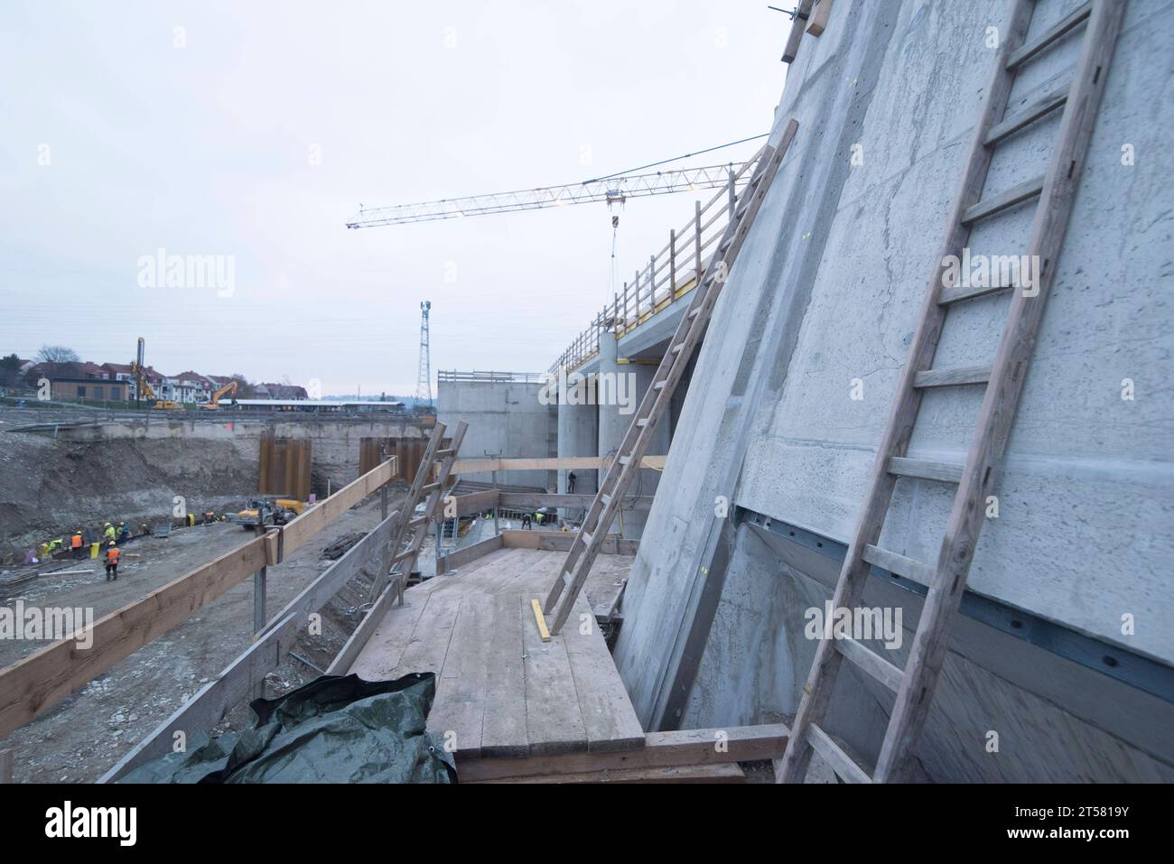 a ladder for climbing up when people working at height a ladder for ...