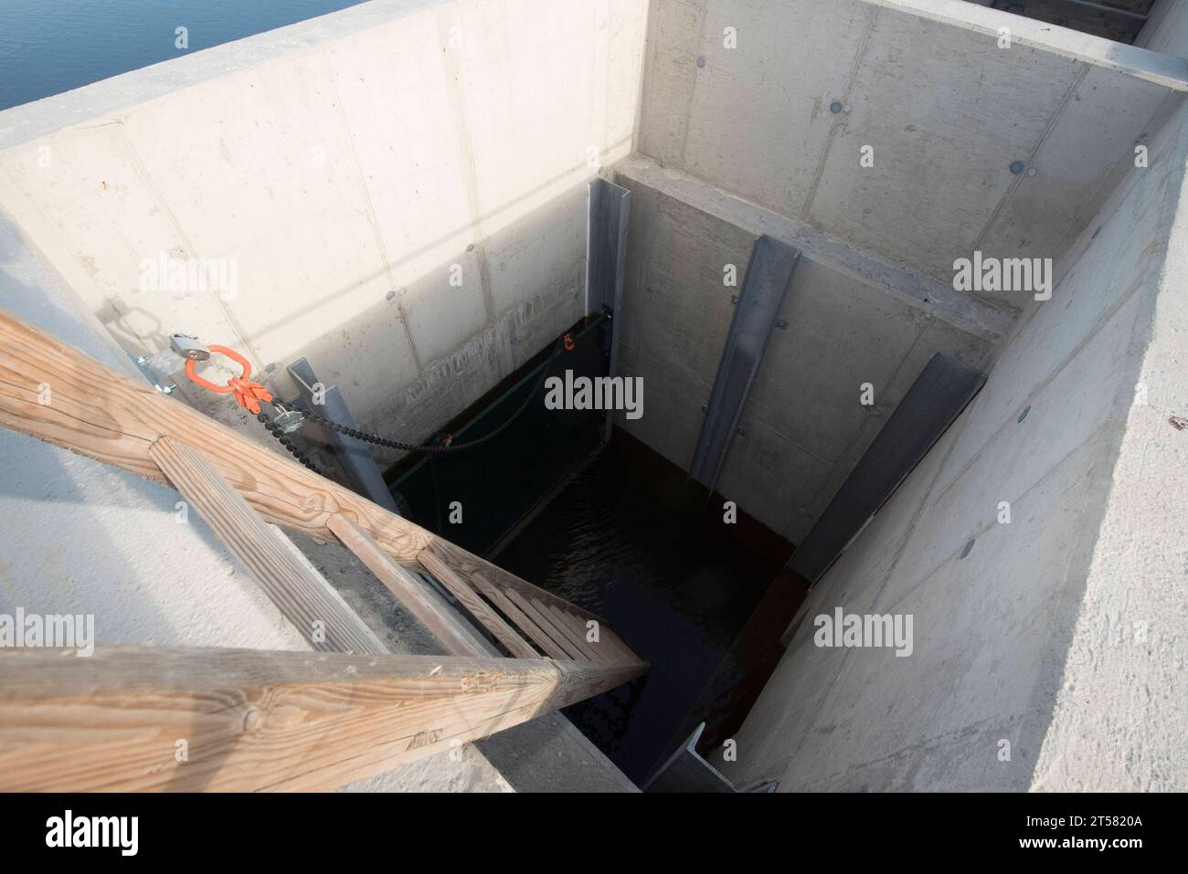 A Ladder For Climbing Up When People Working At Height A Ladder For ...