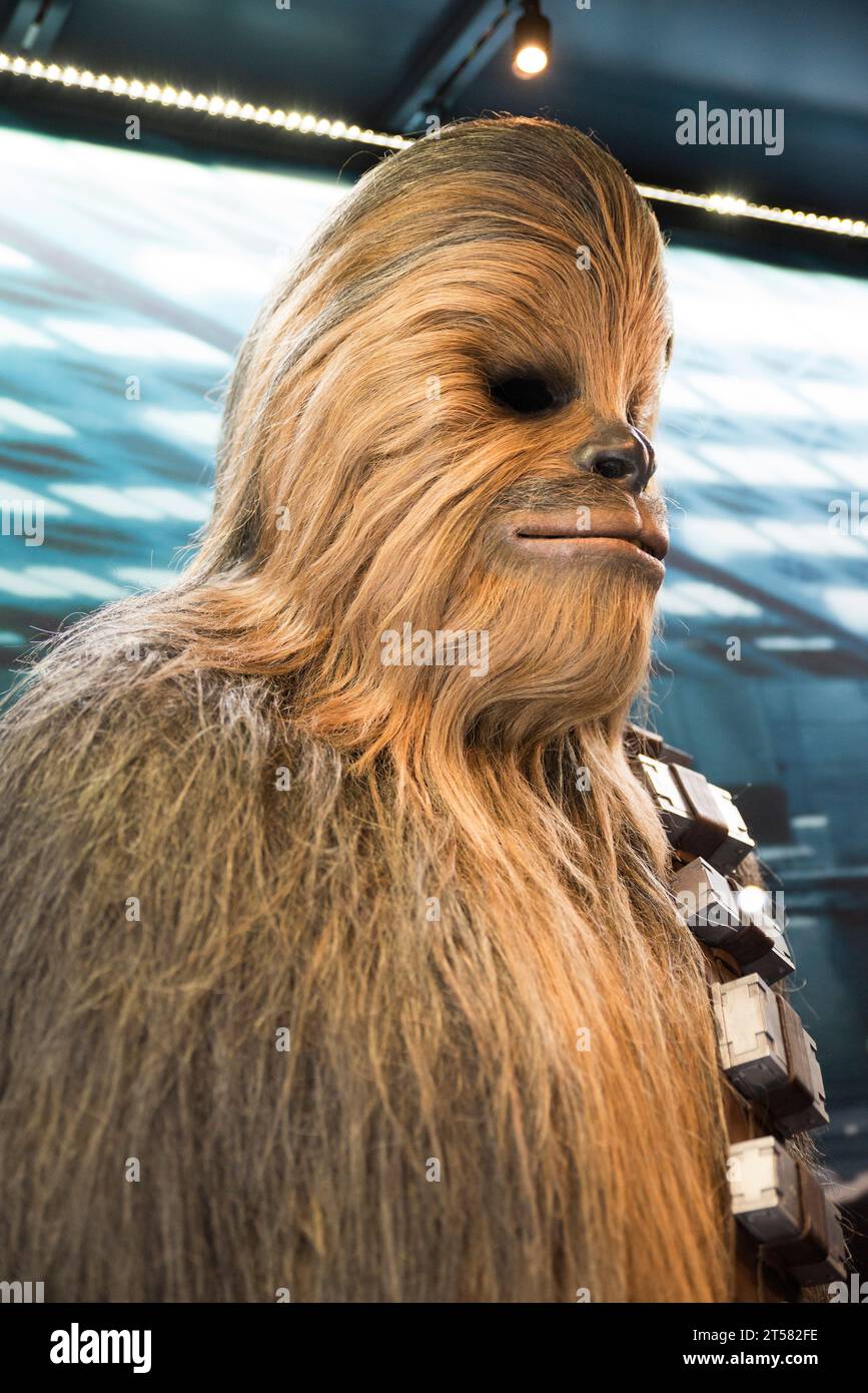Original Chewbacca costume from Star Wars - Revenge of the Sith Stock ...