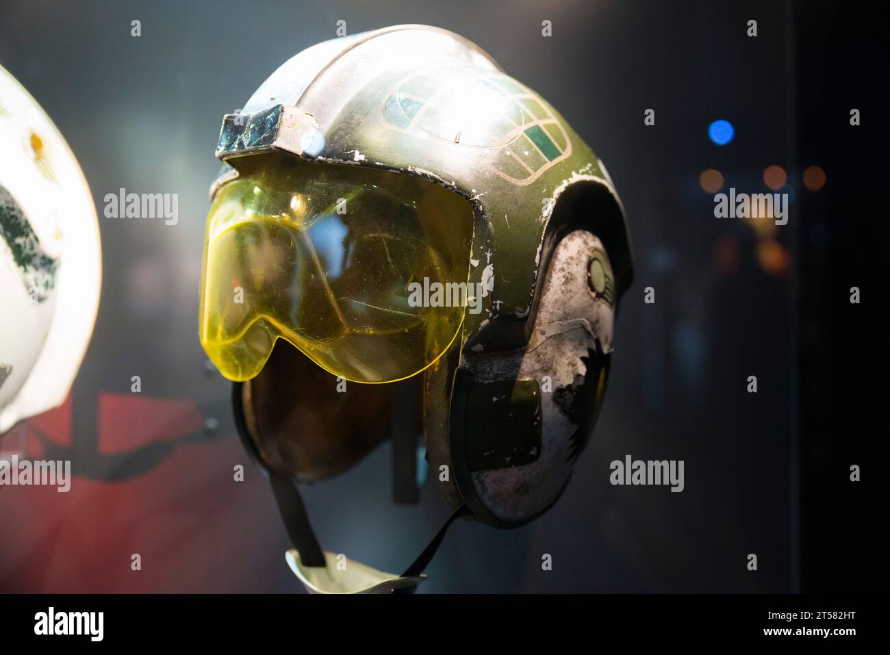 Original rebel pilot helmets from Star Wars Stock Photo - Alamy