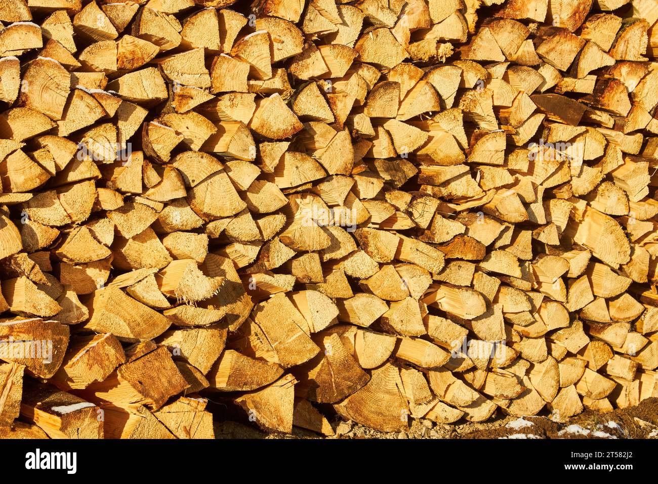 firewood natural type of fuel background horizontal picture Stock Photo ...