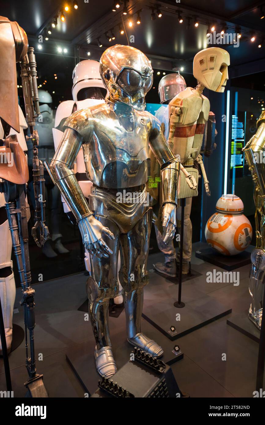 Original RA-7 costume from Star Wars - A New Hope Stock Photo - Alamy