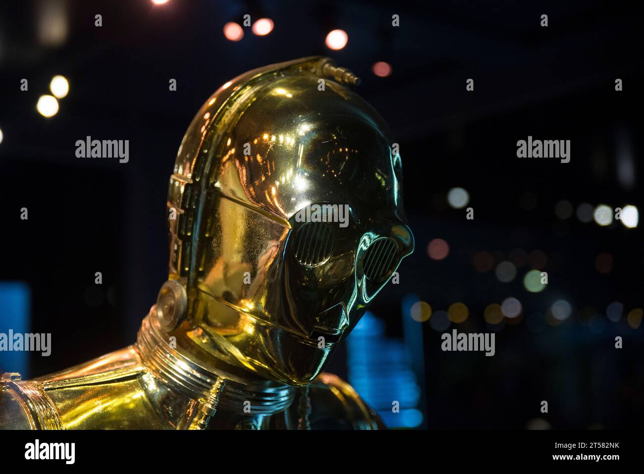 Original C-3PO costume from Star Wars - Revenge of the Sith Stock Photo ...