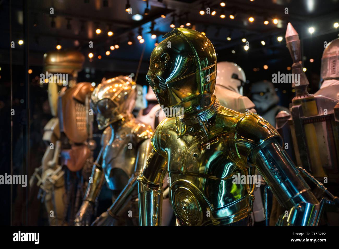 Original C-3PO costume from Star Wars - Revenge of the Sith Stock Photo ...