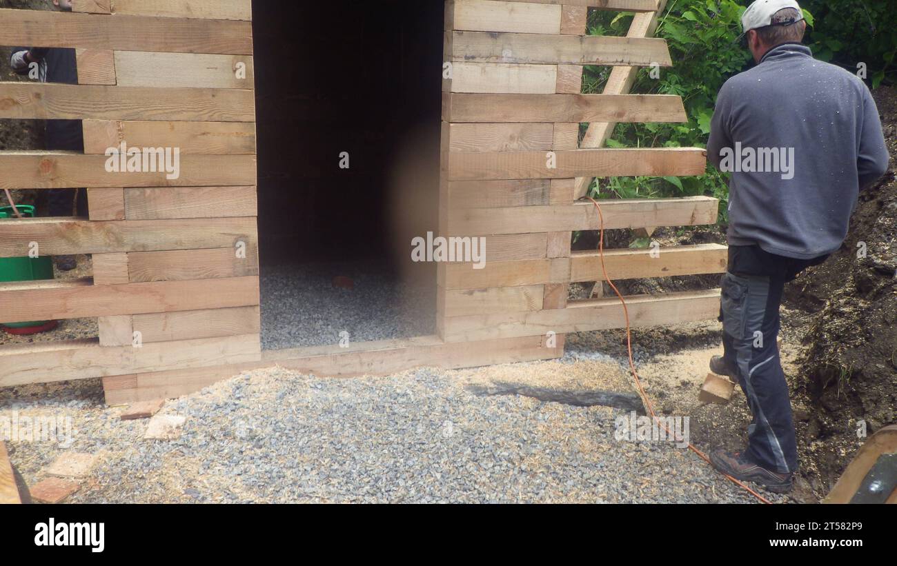 Timber Construction In Construction Industry, Building With Wood ...