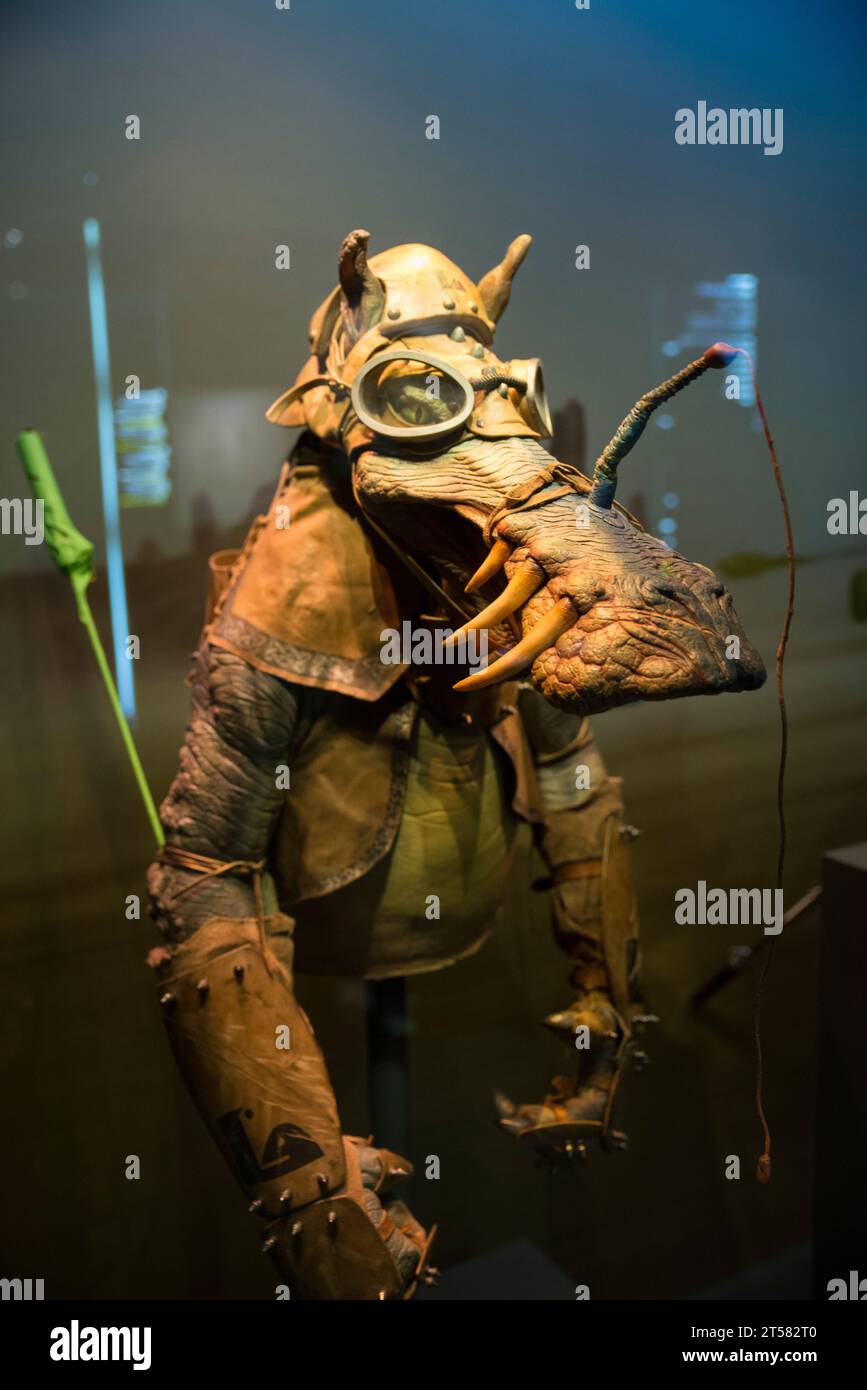 Original Dud Bolt prop from Star Wars - The Phantom Menace Stock Photo ...