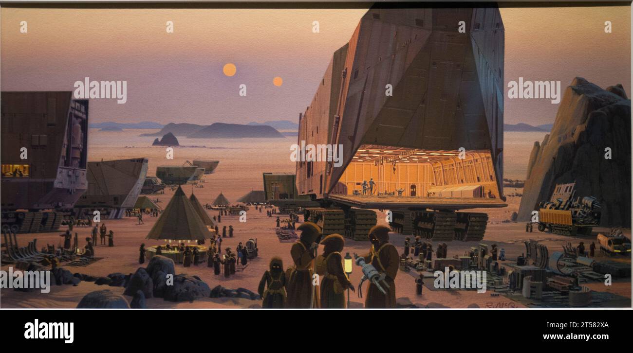 Original concept art of Jawa's from Star Wars Stock Photo - Alamy