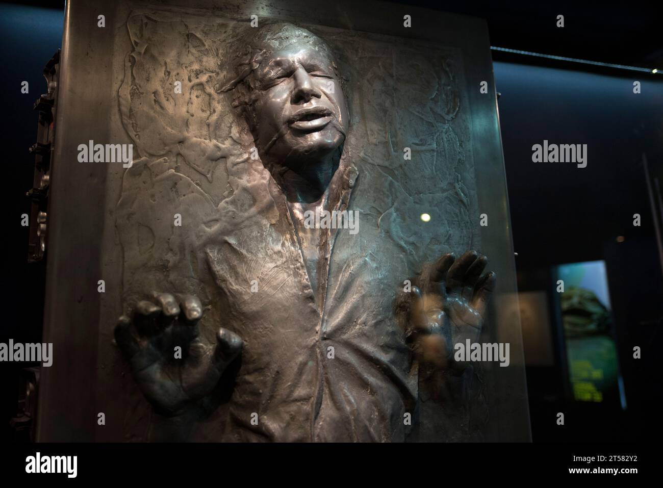 Original Prop Of Han Solo Frozen In Carbonite From Star Wars The Empire Strikes Back Stock