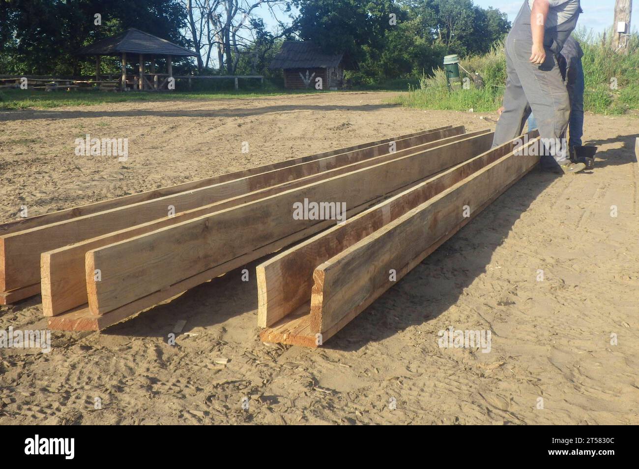 Timber Construction In Construction Industry, Building With Wood ...