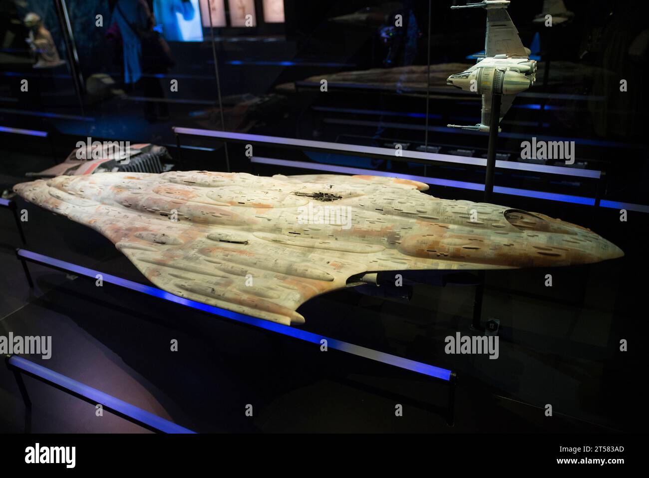 original Mon Calamari Star Cruiser model used in Return of the Jedi ...