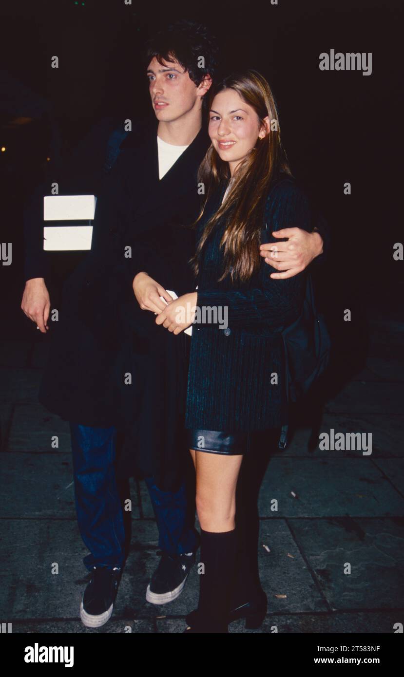 Donovan Leitch and Sofia Coppola in New York City, circa early 1990's. Photo Credit: Henry McGee ...