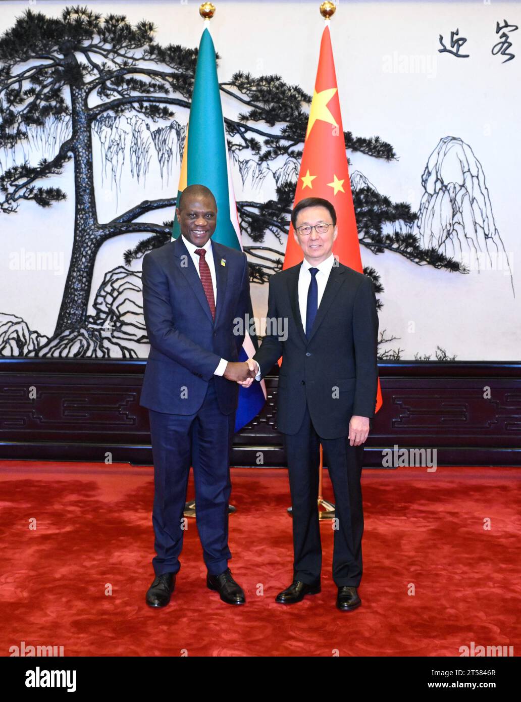 Beijing, China. 3rd Nov, 2023. Chinese Vice President Han Zheng meets ...