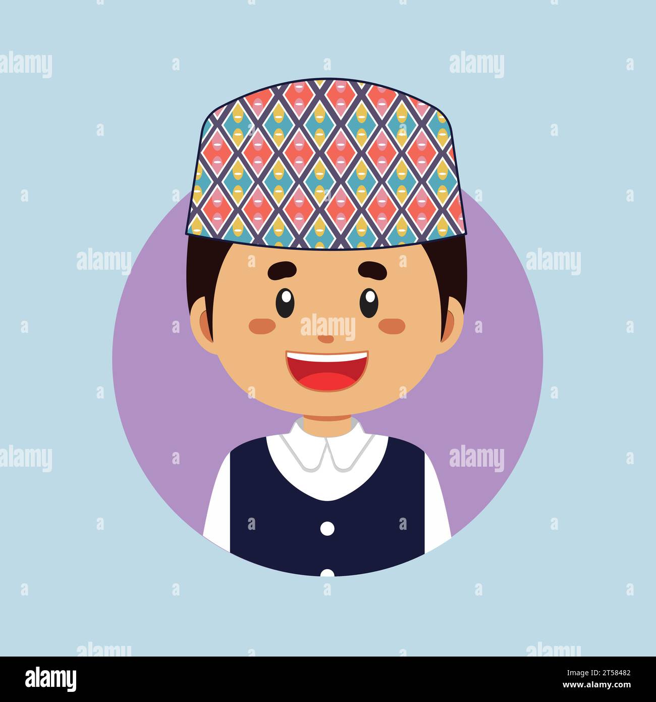 Nepal dress Stock Vector Images - Alamy