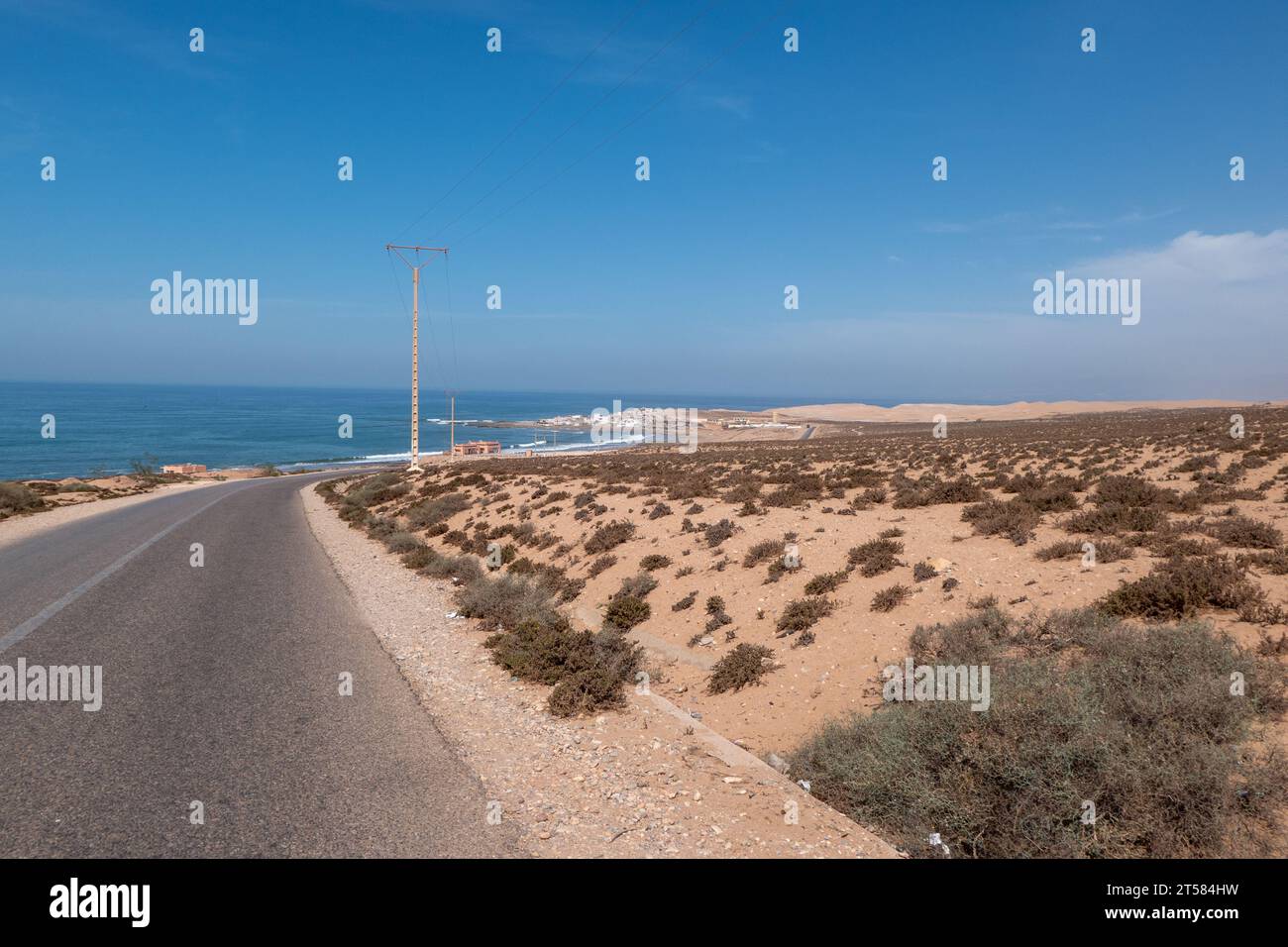 view at Tifnit, Maroc Stock Photo - Alamy