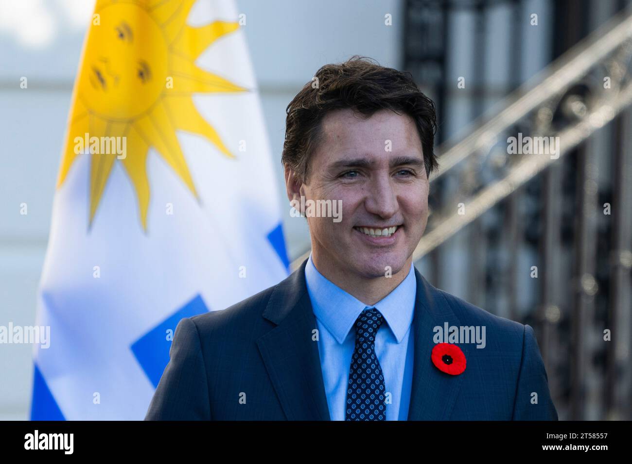 Justin Trudeau, Prime Minister of Canada participates in a family photo ...