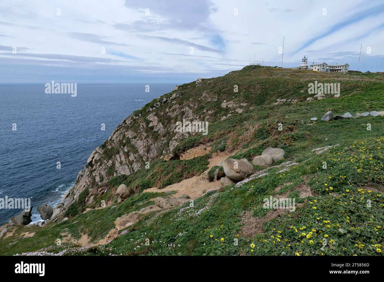 Punta de la Estaca de Bares light house, the most northerly in mainland ...