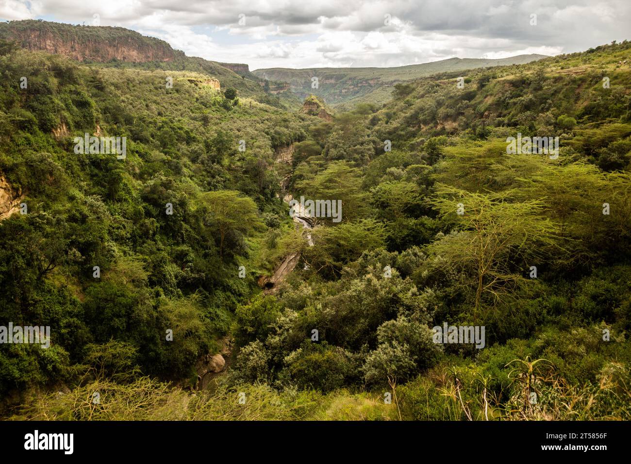 Gorge in the Hell's Gate National Park, Kenya Stock Photo - Alamy