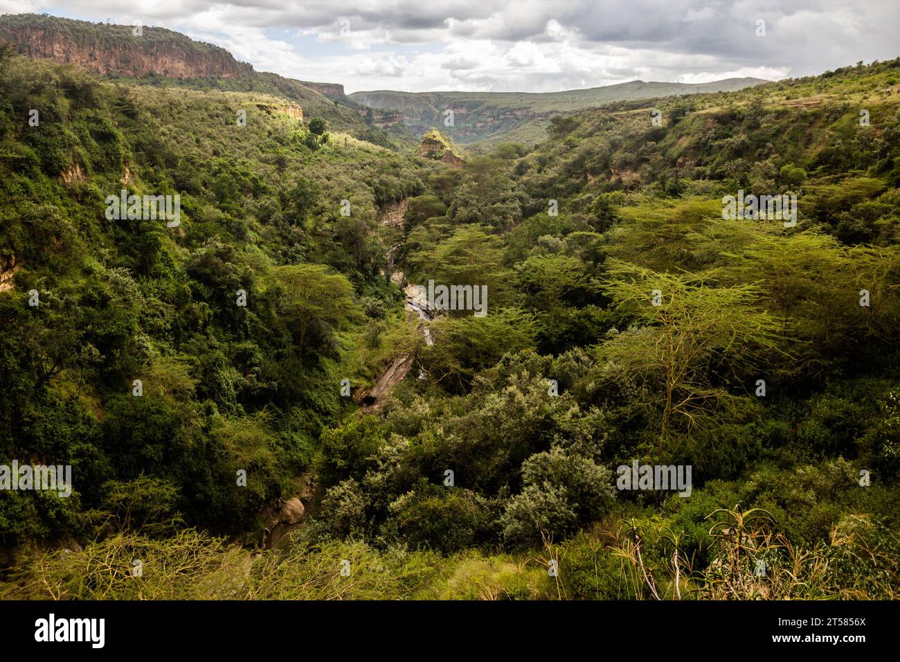 Gorge in the Hell's Gate National Park, Kenya Stock Photo - Alamy