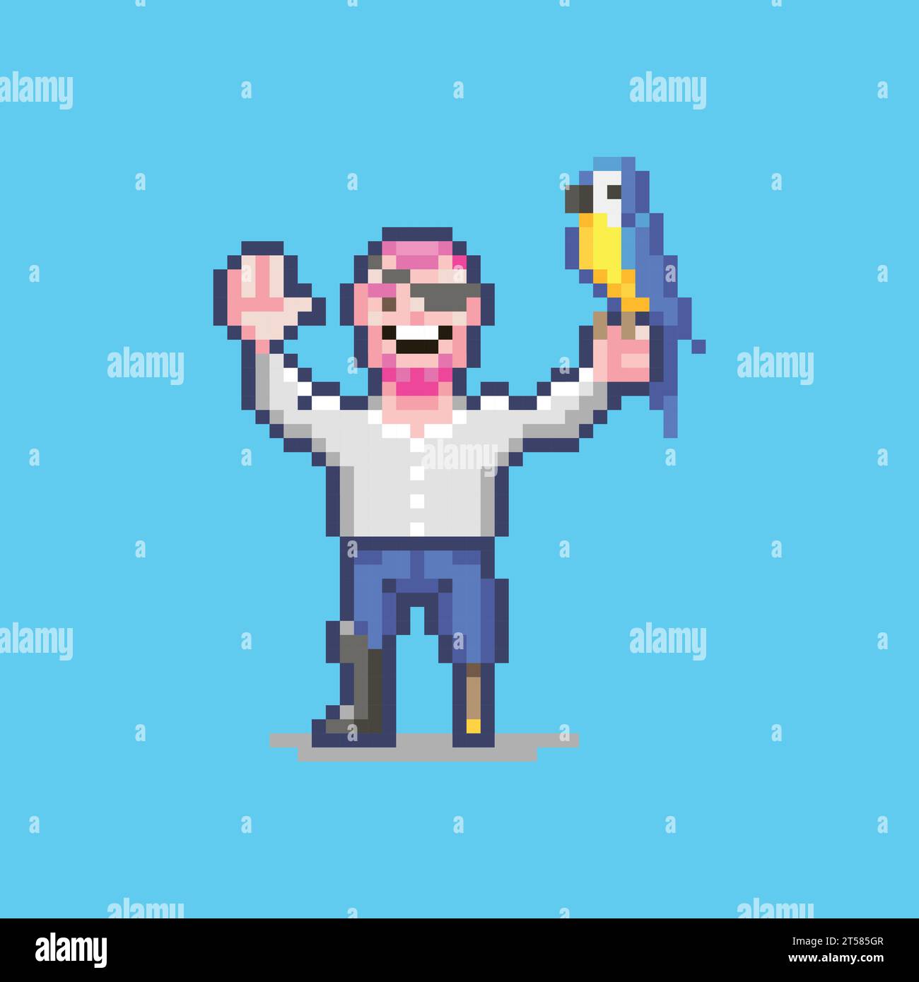 Wooden leg sailor hi-res stock photography and images - Alamy