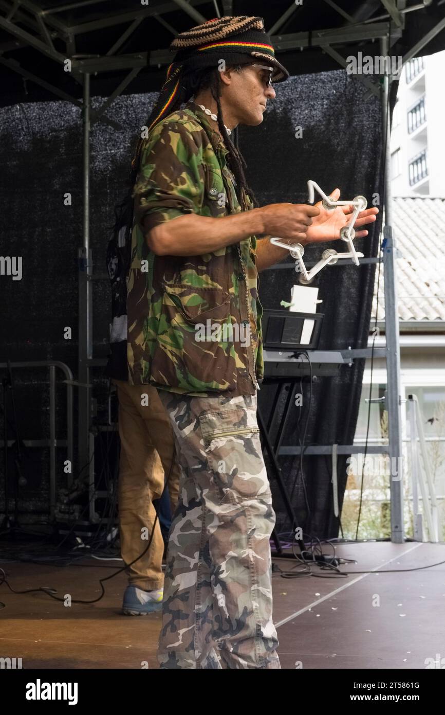 Blessed I irie (reggae band) performing at the Intercultural ...