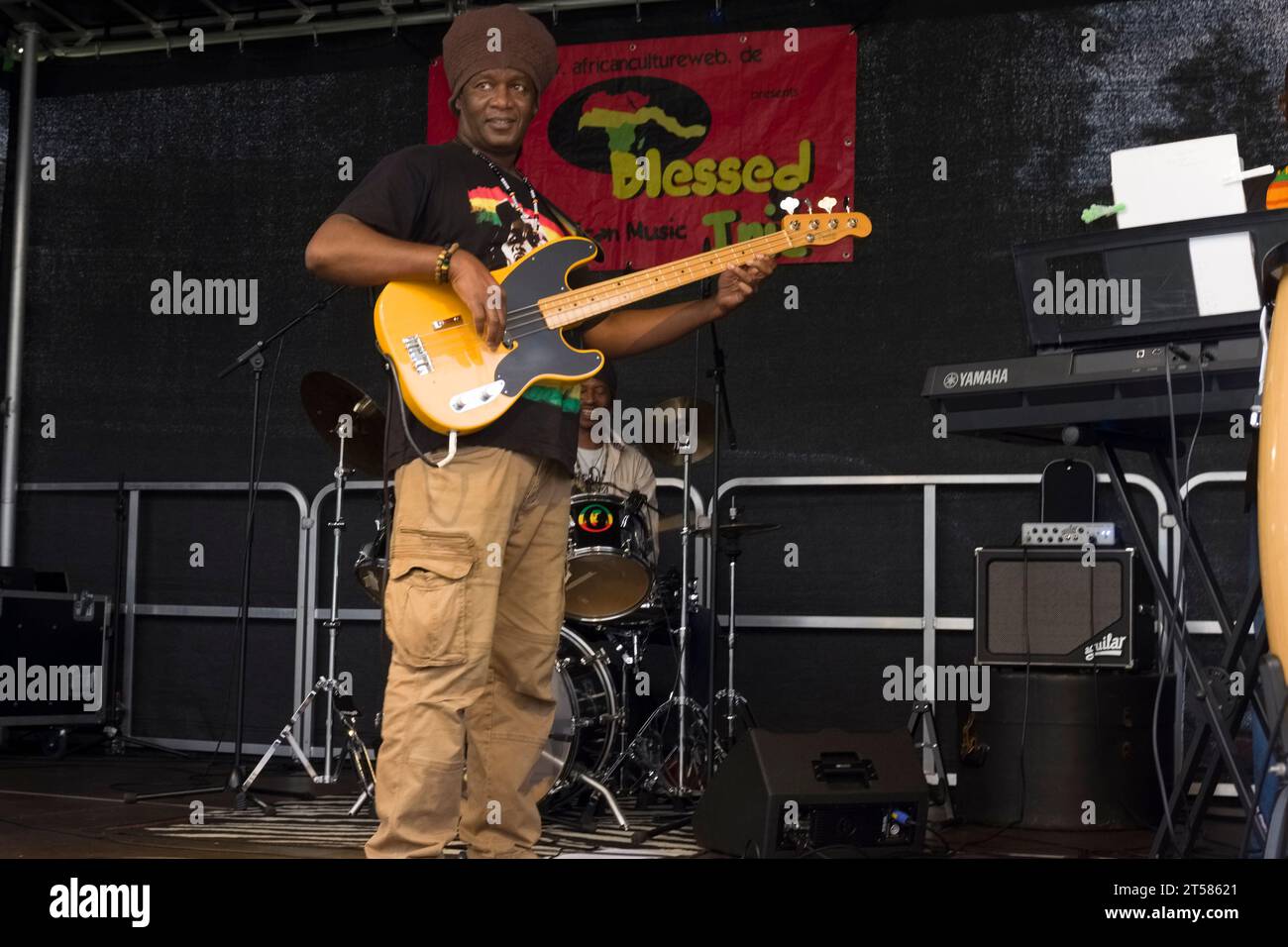 Blessed I irie (reggae band) performing at the Intercultural ...