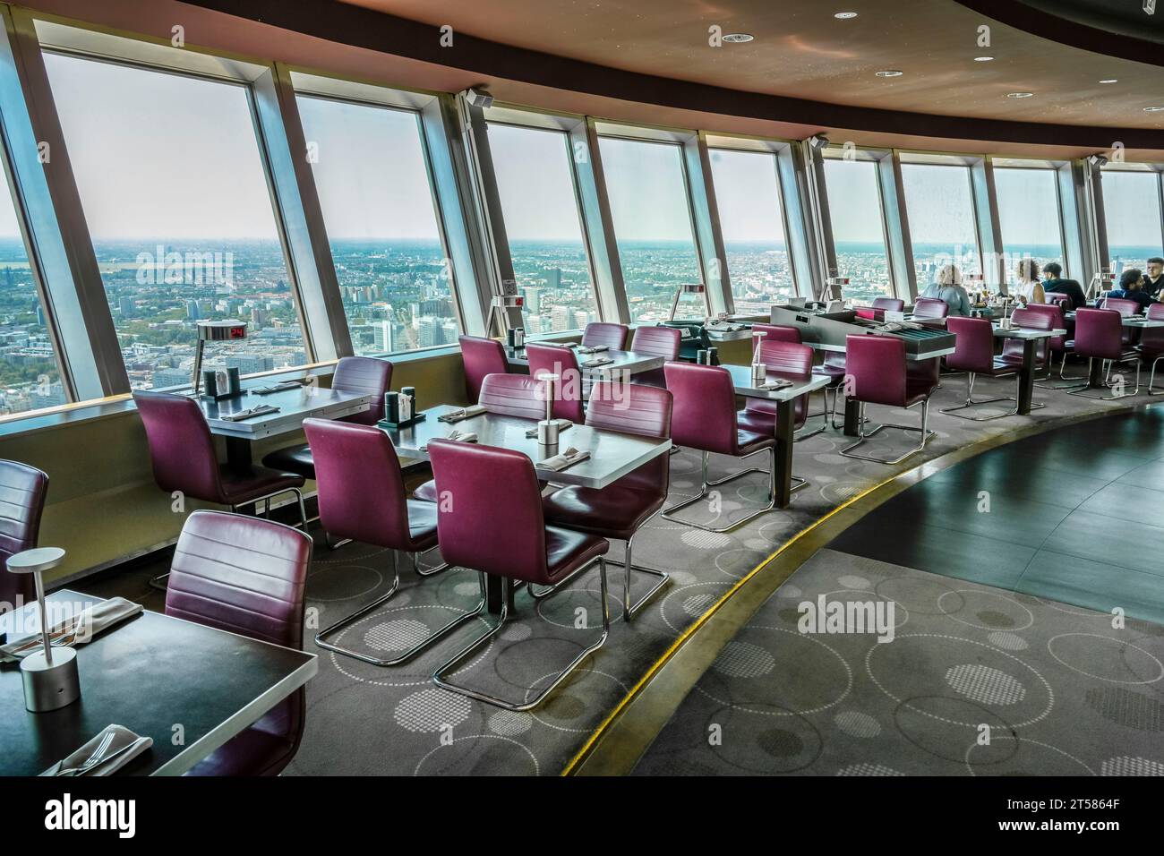 Drehrestaurant, Fernsehturm, Alexanderplatz, Mitte, Berlin, Deutschland ...