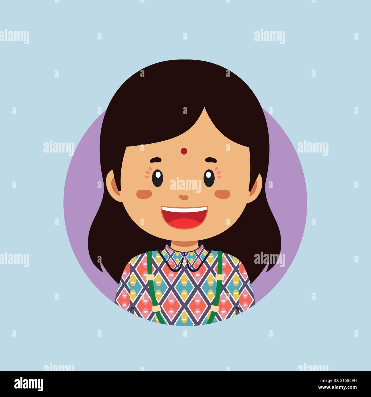 Nepal dress Stock Vector Images - Alamy