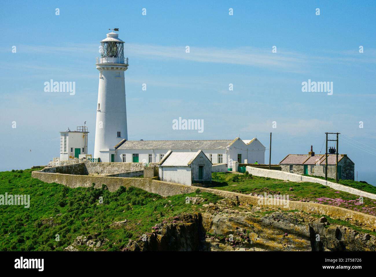 South Stack Lighthouse Stock Photo - Alamy