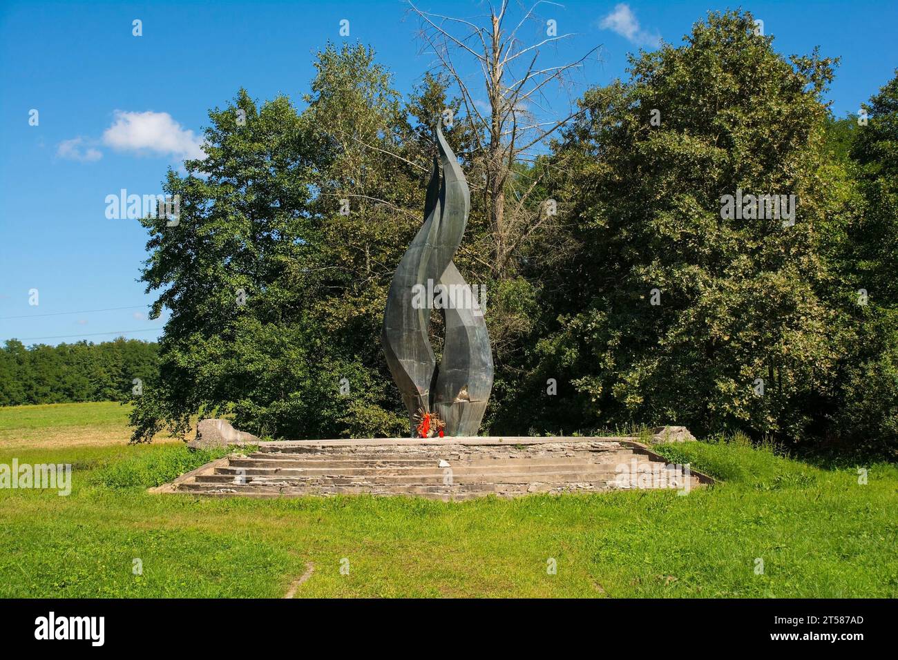 Grabovac Banski, Croatia - Sept 2nd 2023. The Monument to the First ...