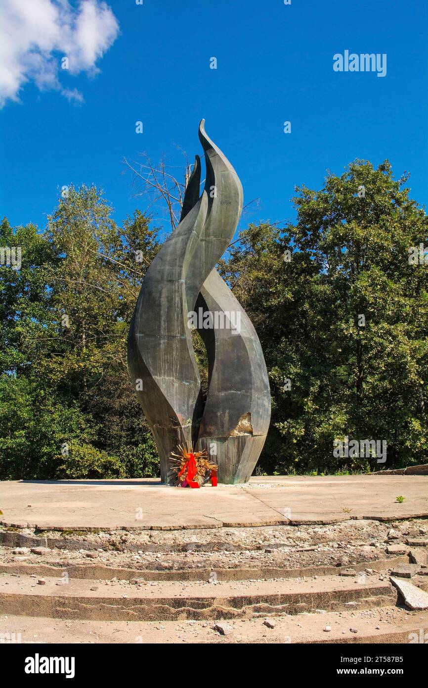 Grabovac Banski, Croatia - Sept 2nd 2023. The Monument to the First ...