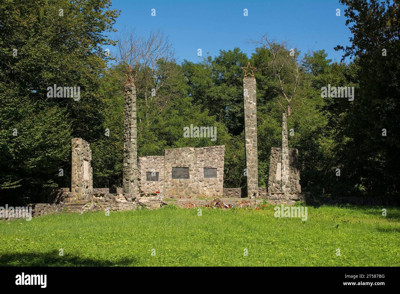 Grabovac Banski, Croatia - Sept 2 2023. World War 2 Yugoslavia-era ...