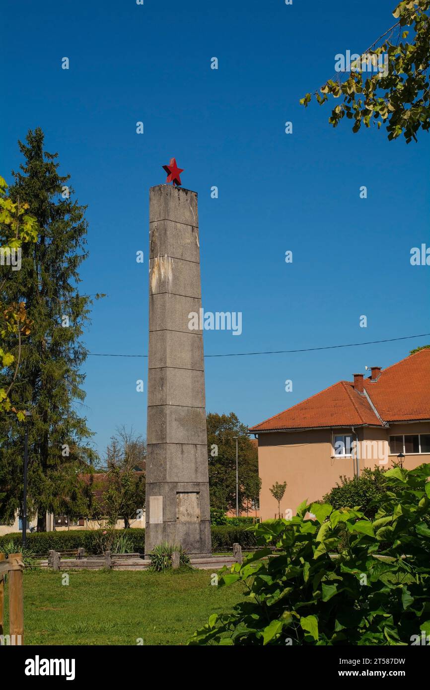 Vojnic, Croatia - September 2nd 2023. A World War 2 Yugoslavia-era ...