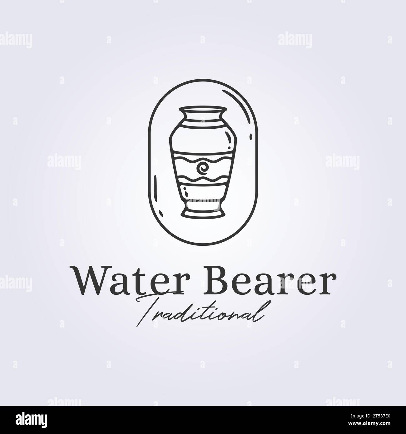 Water bearer Stock Vector Images - Alamy