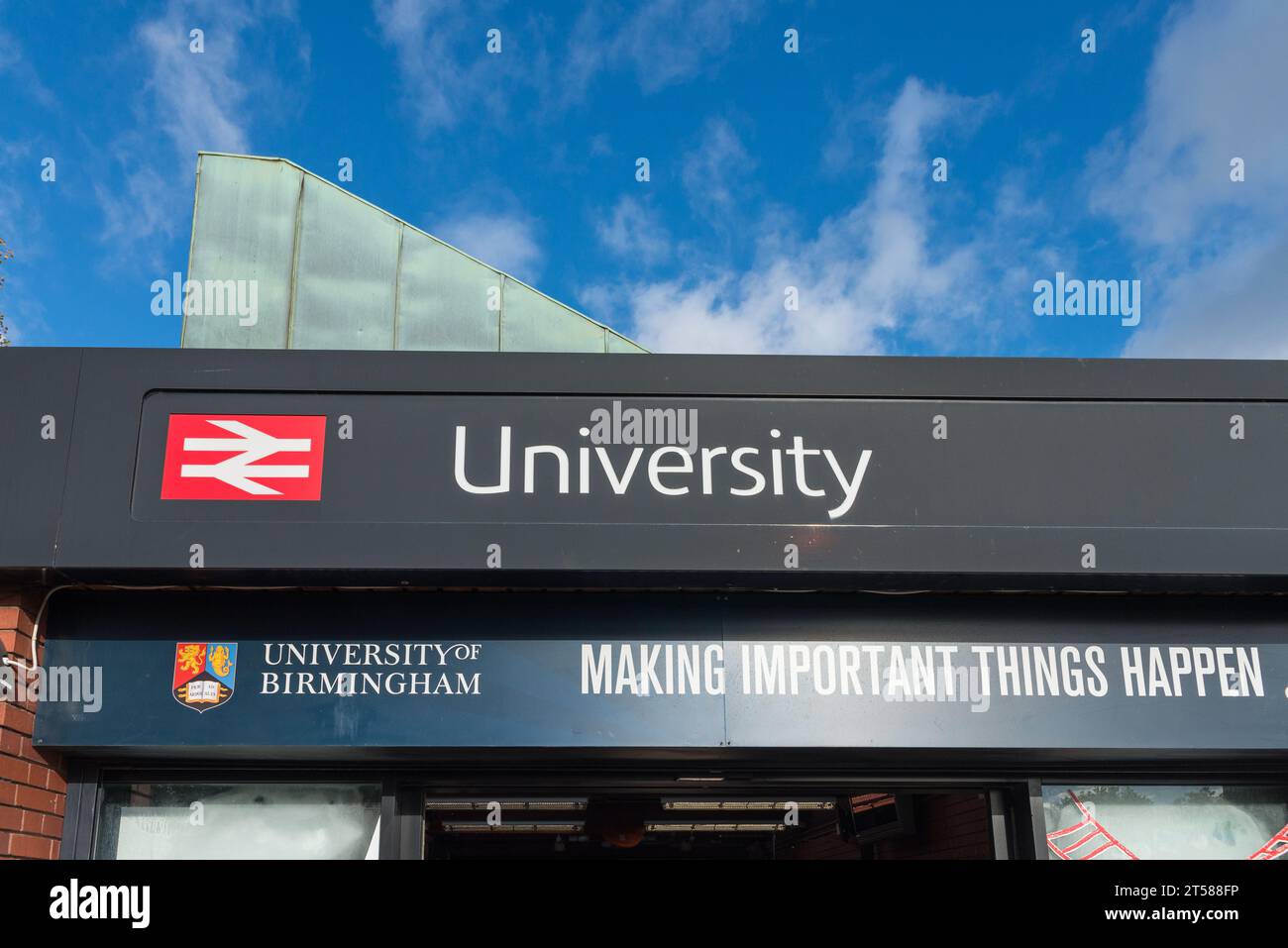 The old Birmingham University station which is about to be replaced by ...
