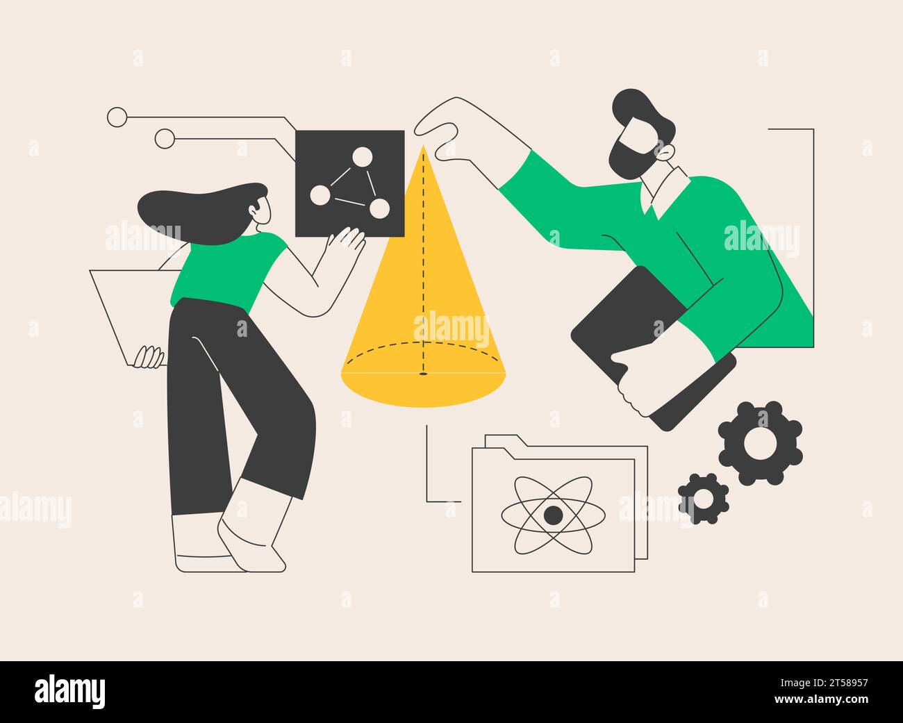 STEM education abstract concept vector illustration Stock Vector Image ...