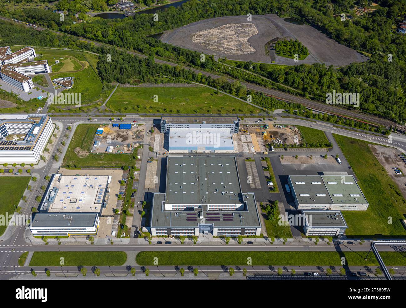 Technology park industrial estate phoenix west overview hi-res stock ...