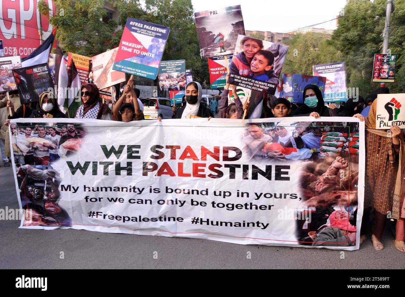 Members of Civil Society are holding protest demonstration against ...