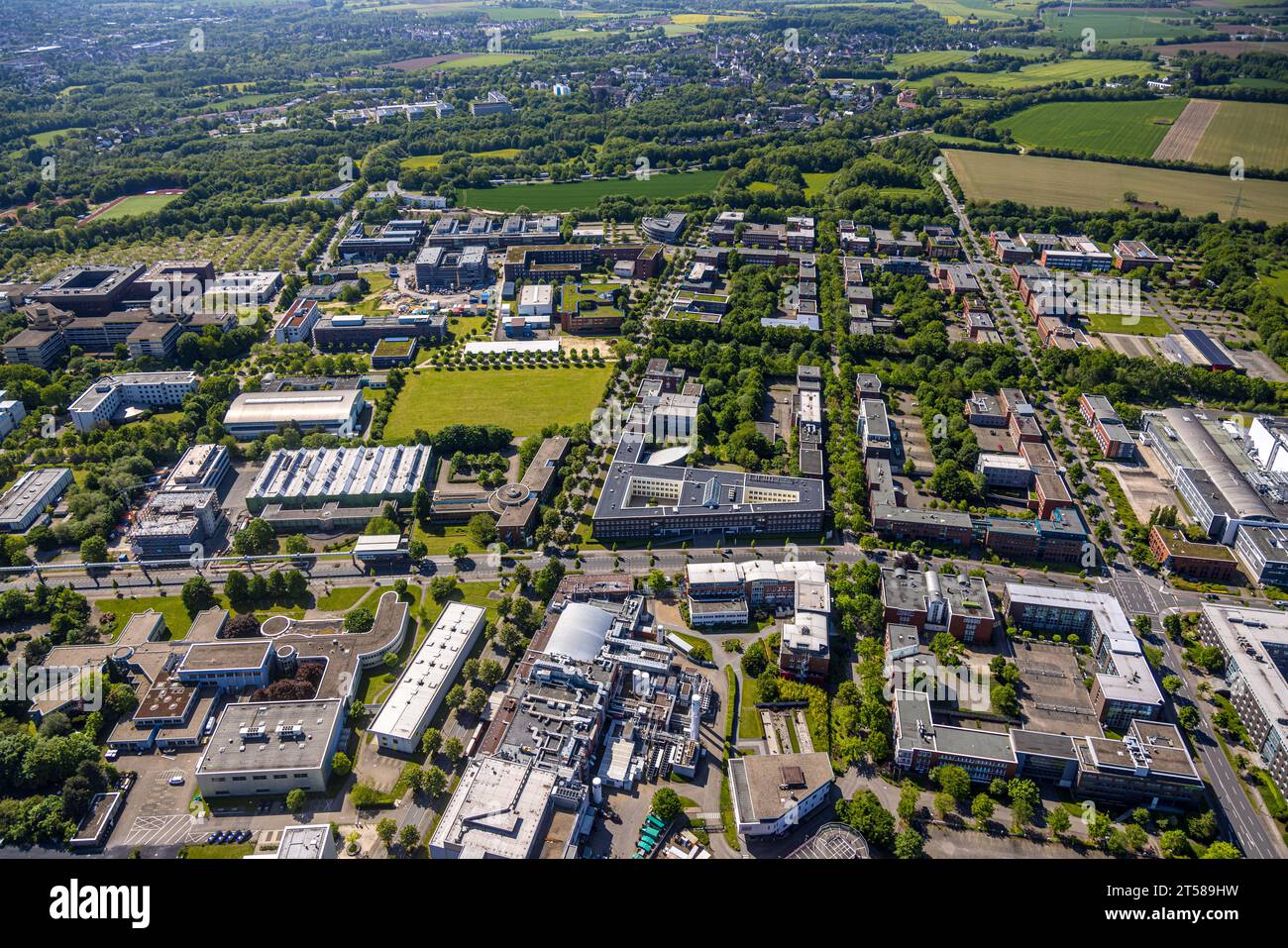 Aerial view, TU Dortmund University of Technology, Technology Center ...