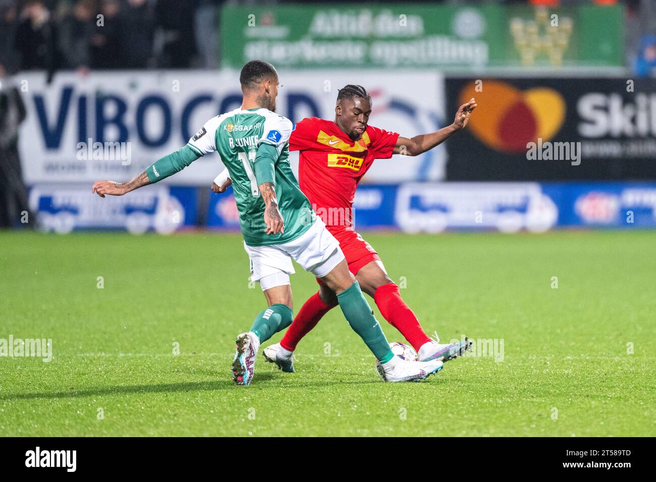 Viborg, Denmark. 01st, November 2023. Adamo Nagalo (39) of FC ...