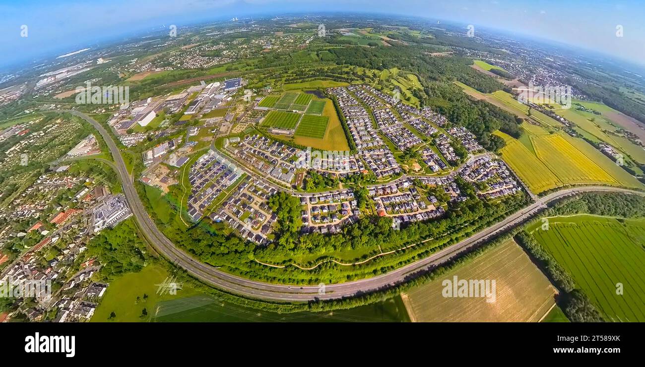 Aerial view, BVB 09 Borussia Dortmund training center, Adi-Preißler ...