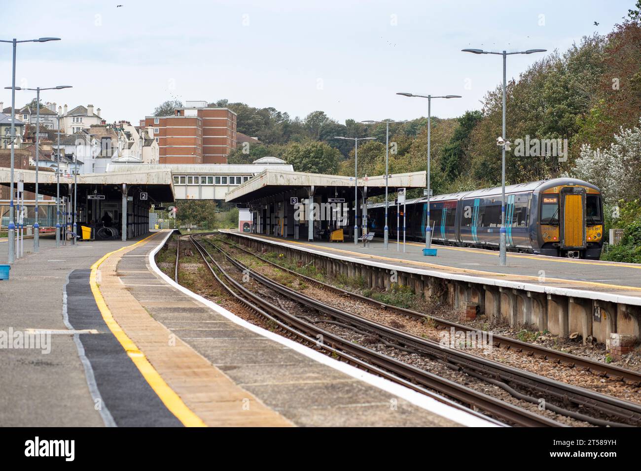 Hastings railway station is the southern terminus of the Hastings line ...