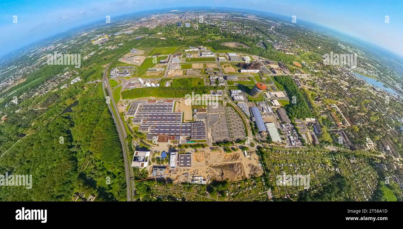Aerial view, Wilo Park, Wilo pumps, Phoenix West industrial estate ...